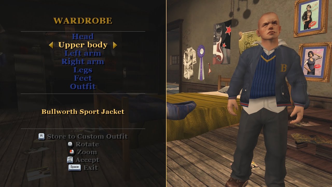 Bully Beta - Bullworth Sports Jacket with Beta V1 Bullworth Vest Mod ...