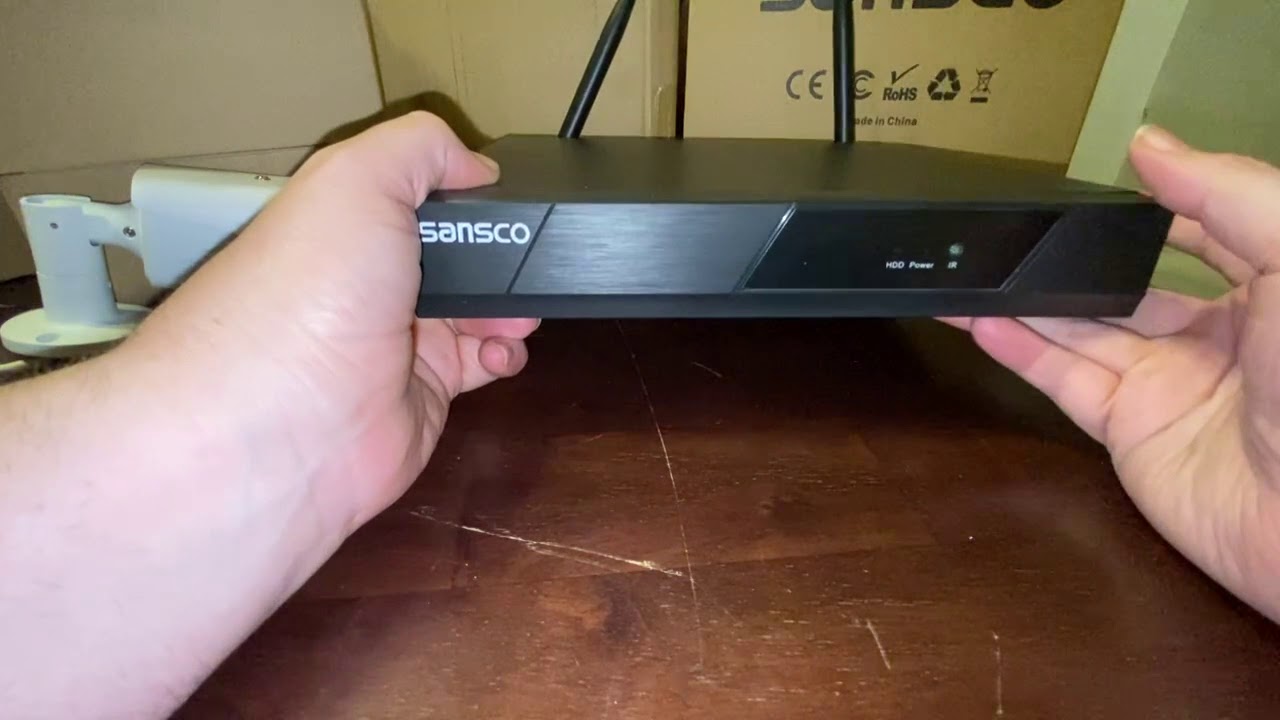 SANSCO 1080P Wireless Security Camera System - YouTube