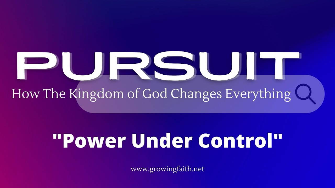 Pursuit | "Power Under Control" | Terrence Campbell - YouTube