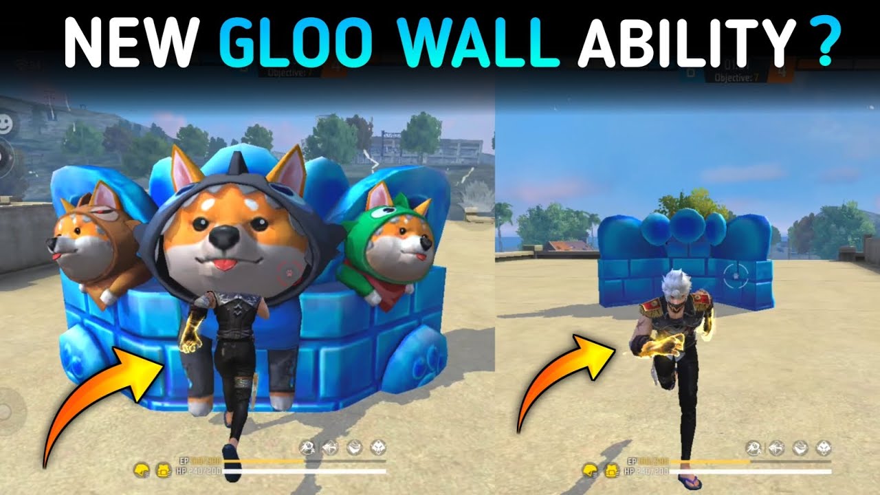 NEW WINTER SHIBA GLOO WALL SKIN ABILITY | GARENA FREE FIRE - YouTube