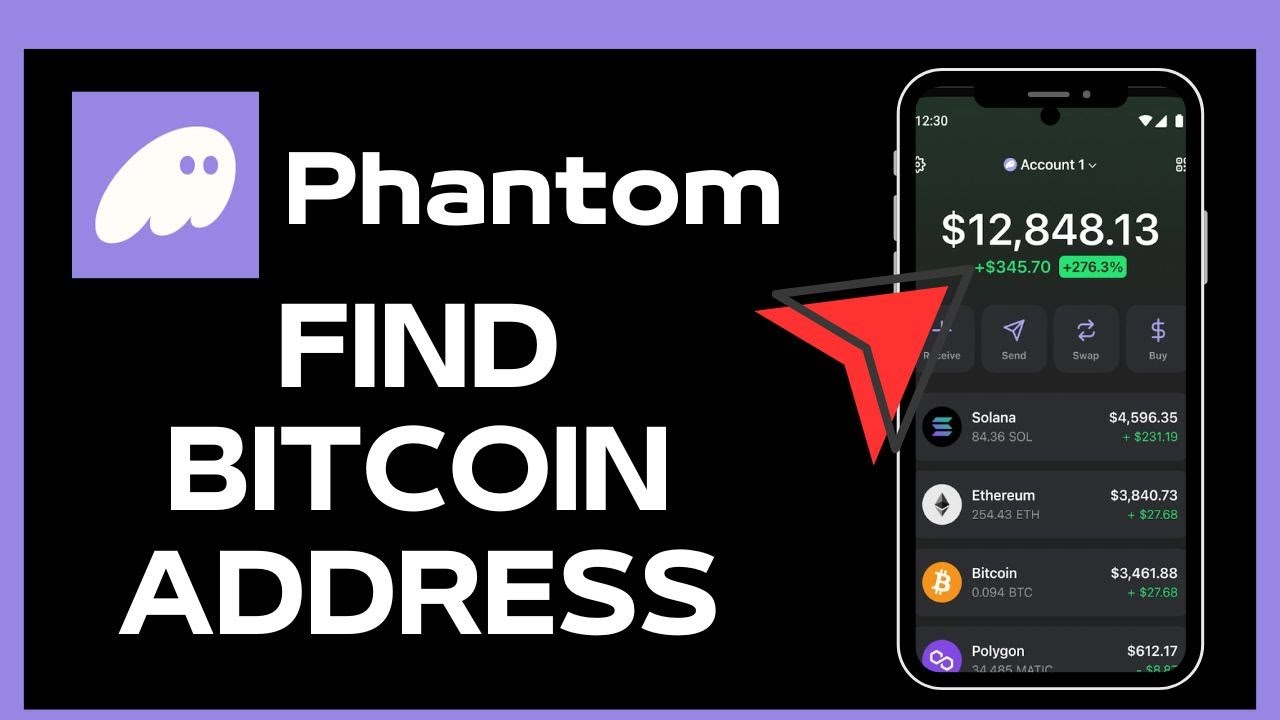 How to Find Bitcoin Address on Phantom Wallet 2024? - YouTube