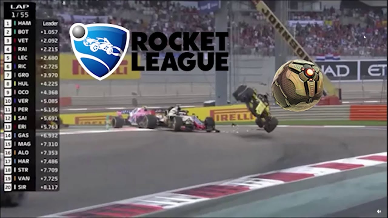F1 Rocket league meme - YouTube