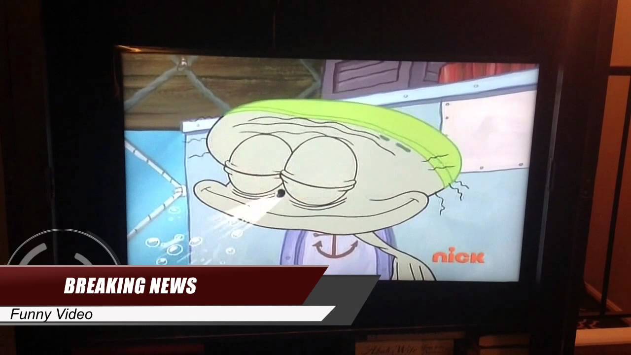 Squidwards Face MELTING funny video - YouTube