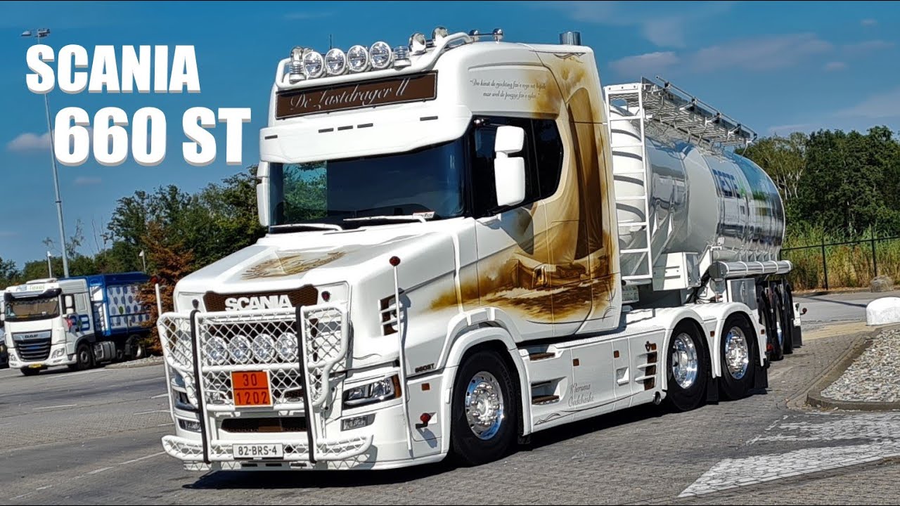 De Lastdrager - Jubiläums Scania 660 ST from Wiersma Oil - YouTube