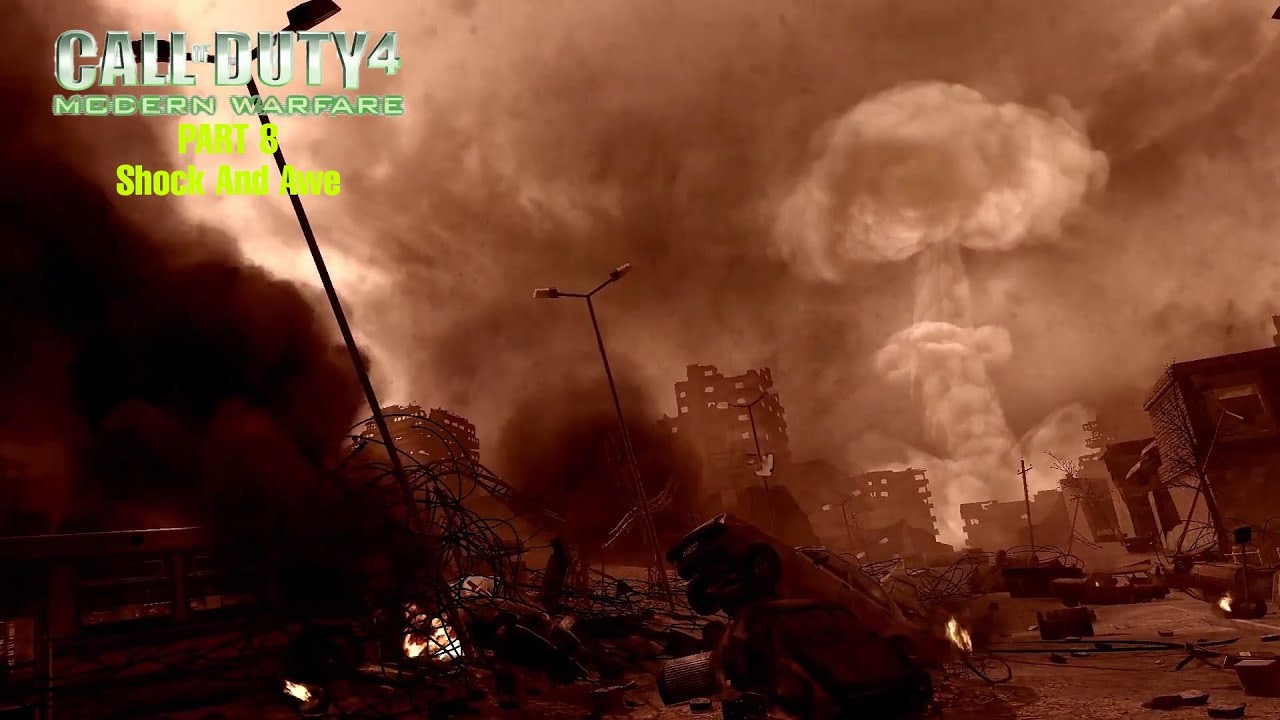 Call Of Duty 4: Modern Warfare Campaign Part 8 "Shock And Awe ...