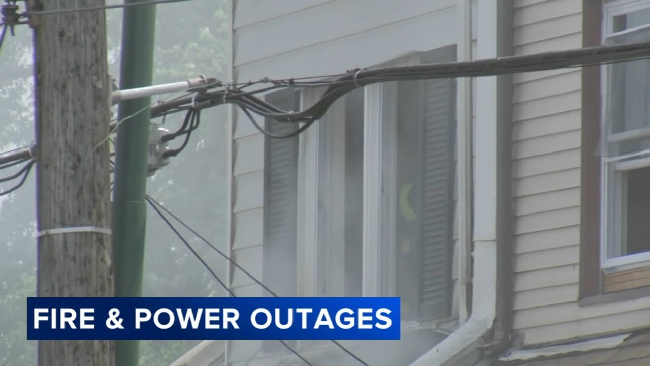 Southwest Philadelphia fire sparks concerns over PECO power lines - YouTube