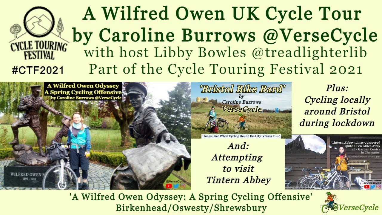 A Wilfred Owen UK Cycle Tour | Caroline Burrows | VerseCycle | Cycle ...