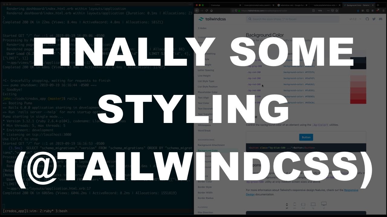 Building Credos App - 6. Styling with Tailwind CSS - YouTube