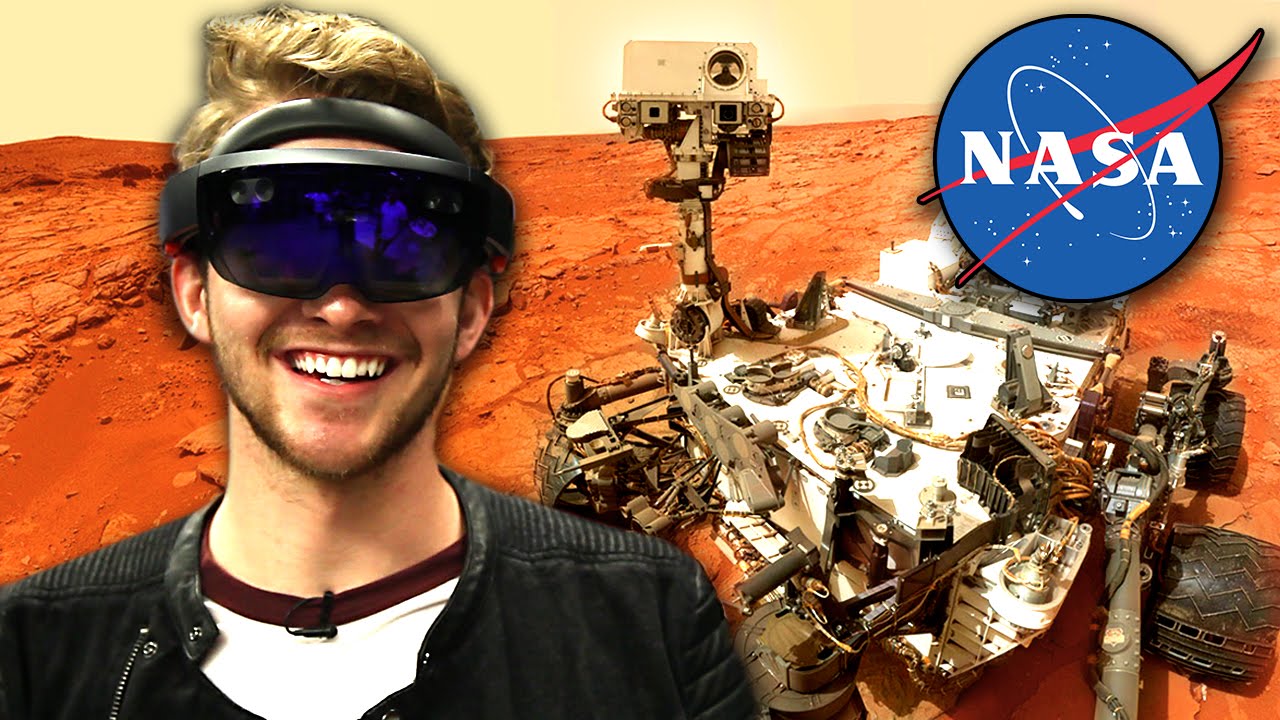 NASA + Hololens = Walking on MARS! - YouTube