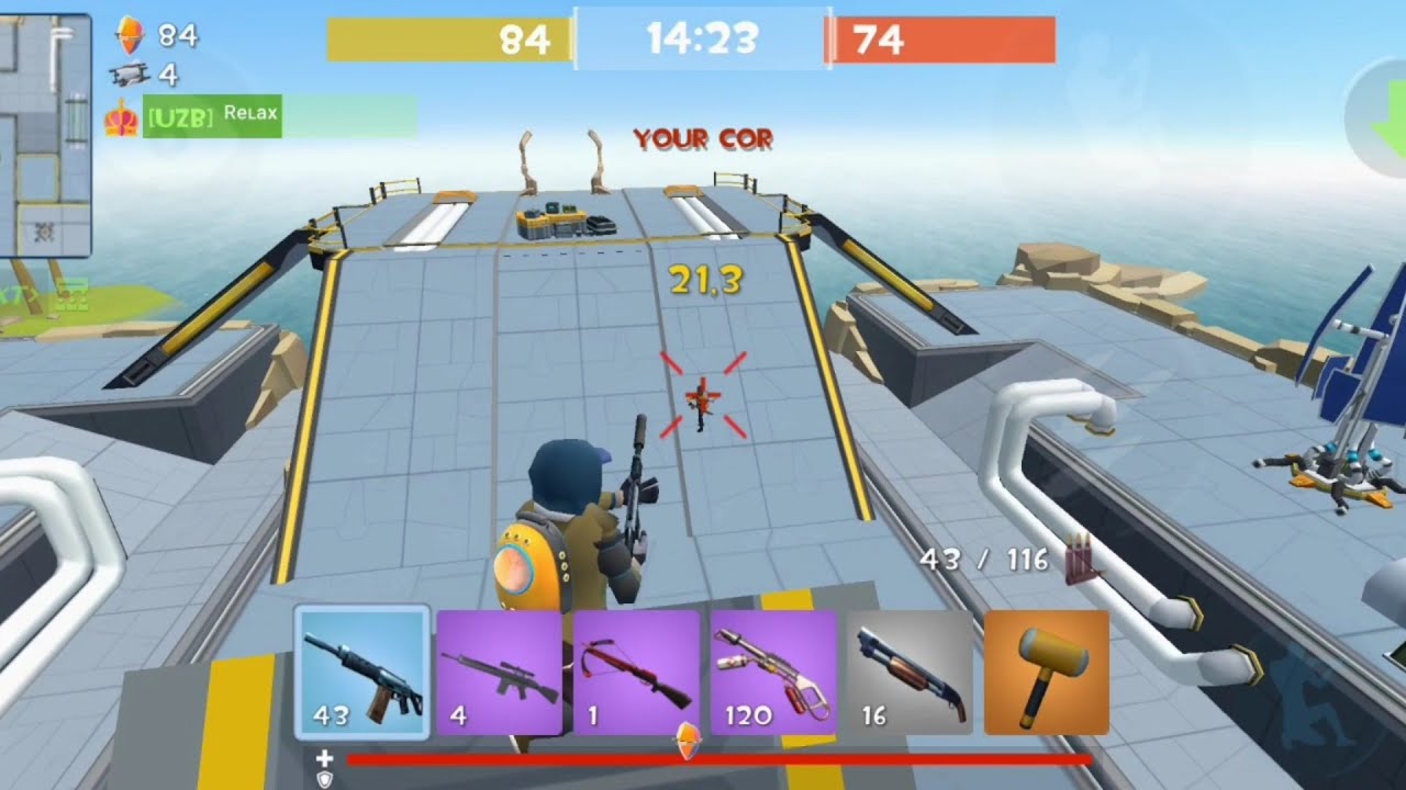 Rocket royale gameplay - Core Wars with Relax - YouTube