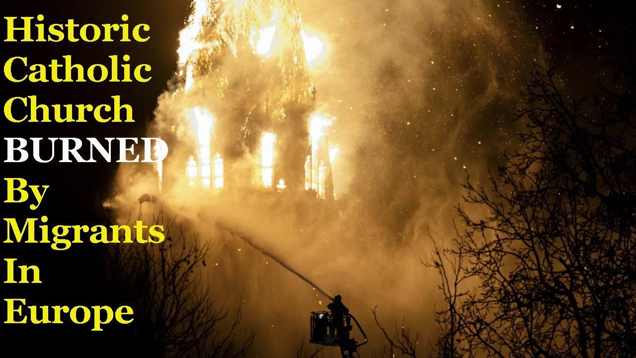 Another Historic Catholic Church DESTROYED Deliberately - YouTube