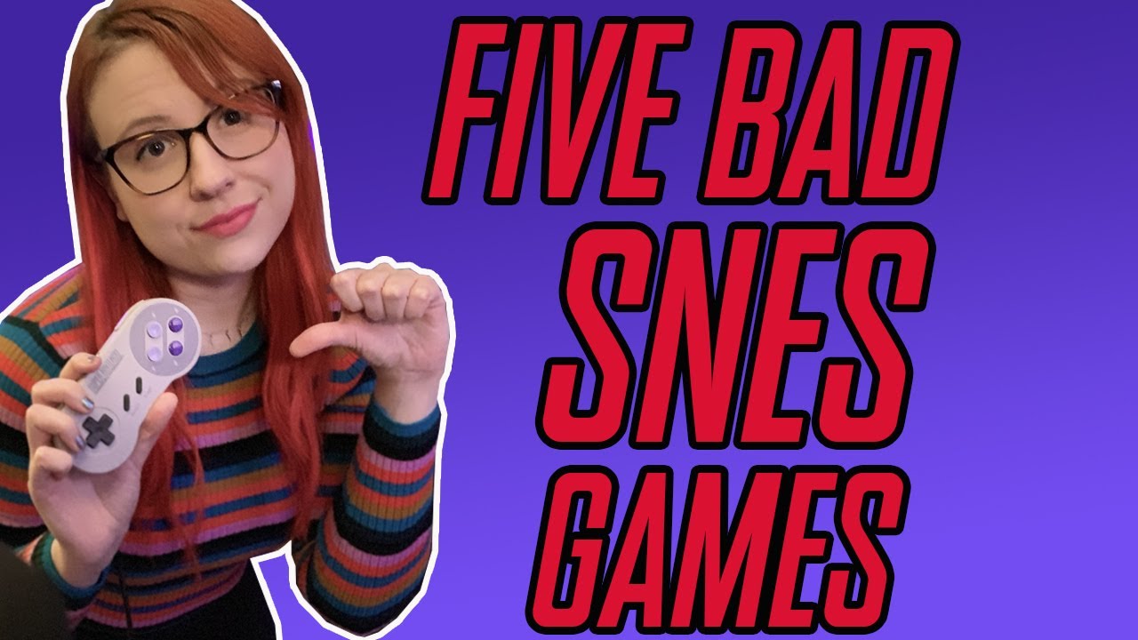 5 BAD SNES Games - Erin Plays - YouTube