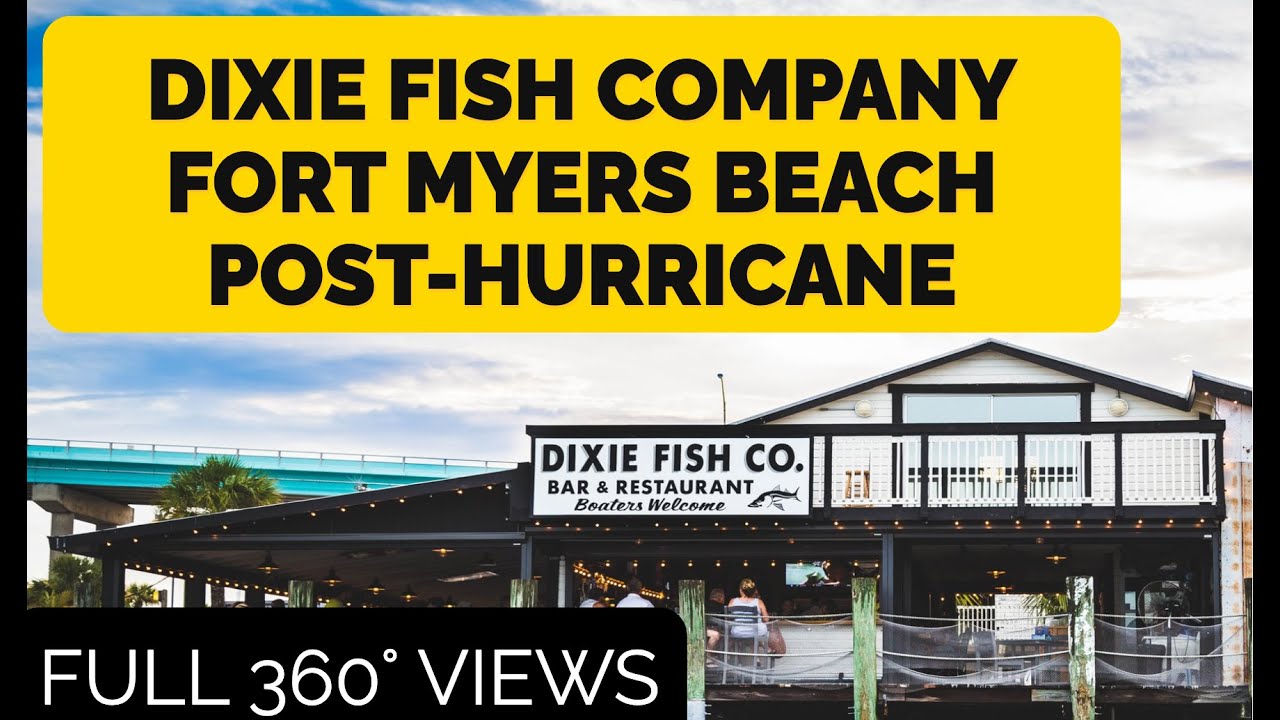 Full 360° views Dixie Fish Co FMB Post Hurricane-Ian - YouTube