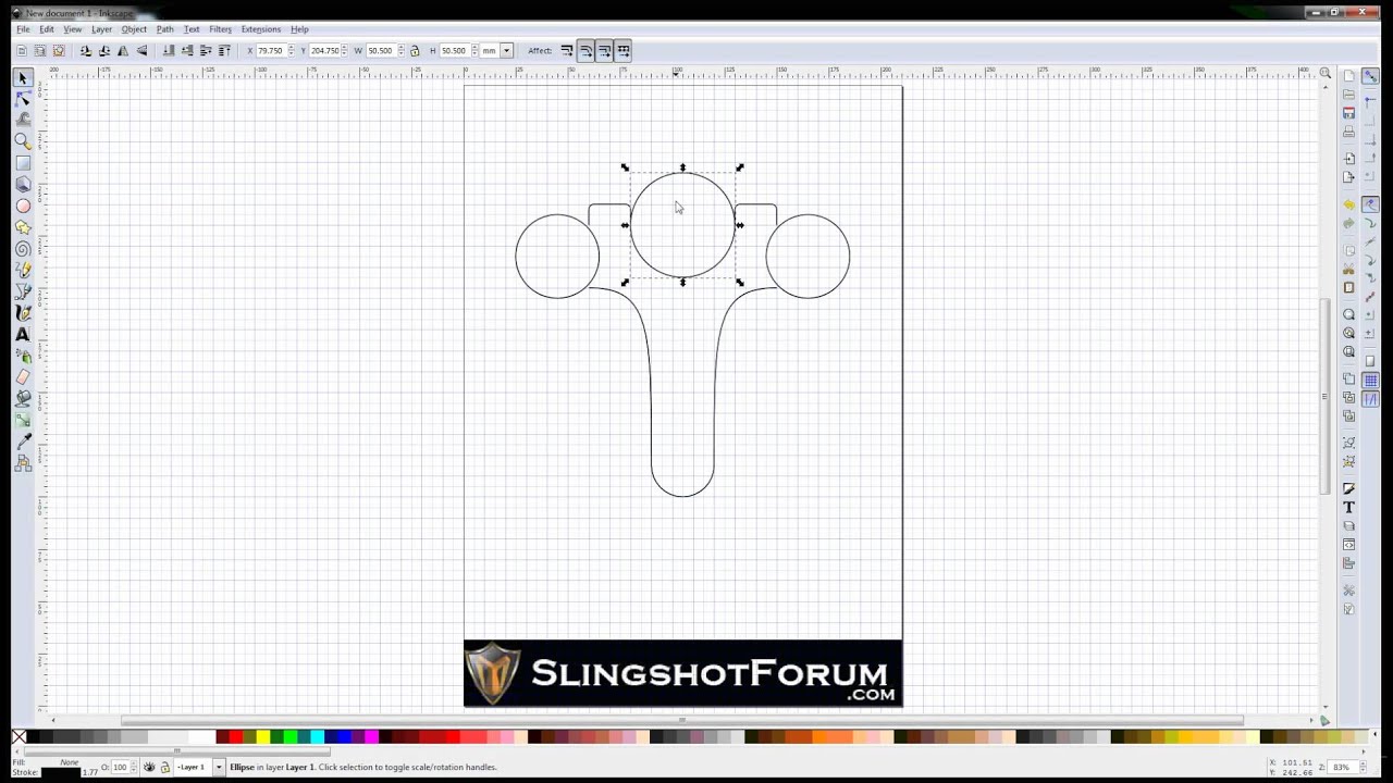 Inkscape tutorial II - Circles - YouTube