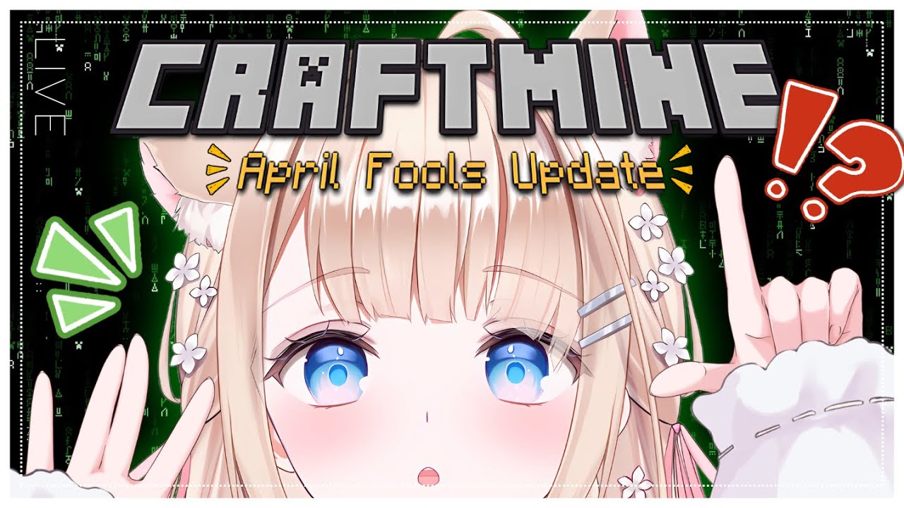 Minecraft ┊April Fools Update? Craft mine world! #peostream - YouTube