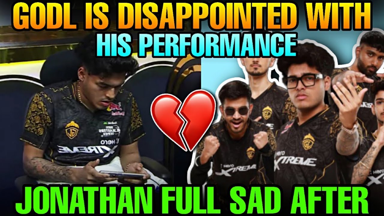JONATHAN FULL SAD AFTER 💔 || IQOOSOUL CHAMPION 🏆 || GODL DISAPPOINTED 😞 || #godlike #jonathan ...
