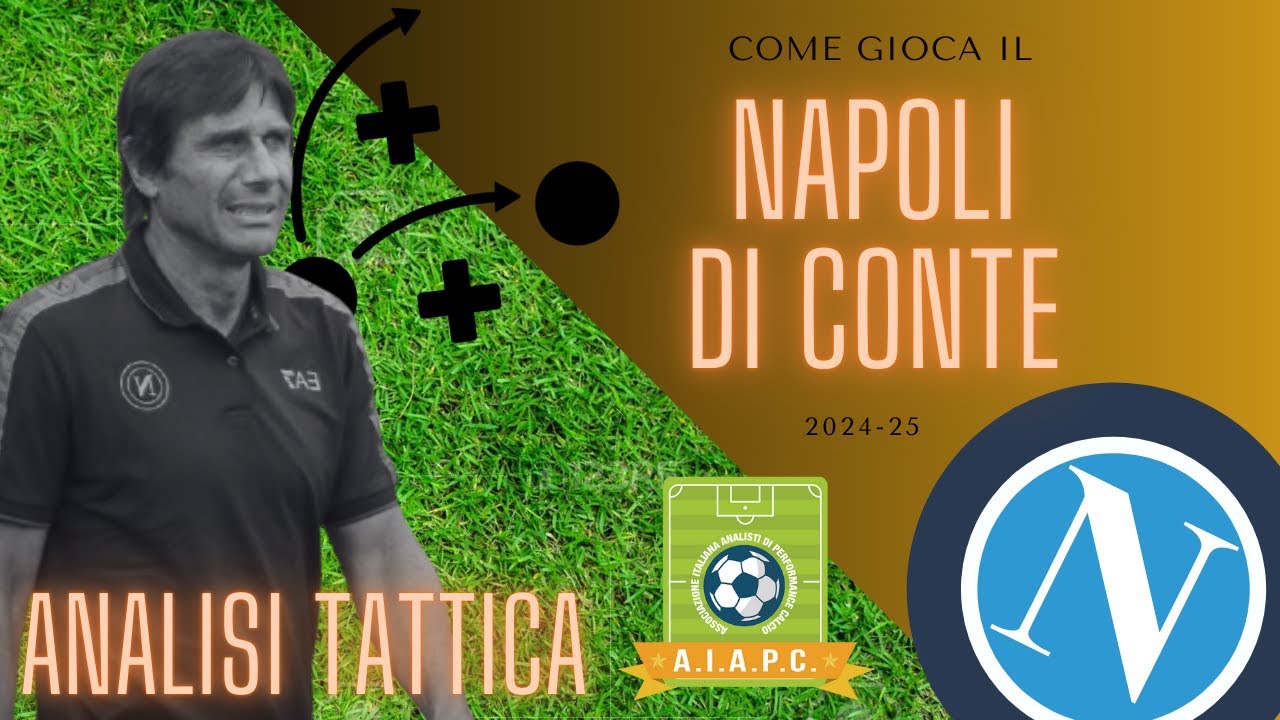 ⚽️ Analisi Tattica ⚽️ Come gioca il NAPOLI di CONTE 2024-25 🔵🔵 - YouTube