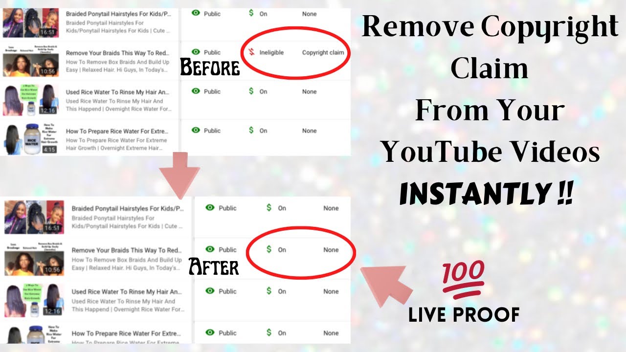 How To Remove Copyright Claims From Your YouTube | Easy - YouTube