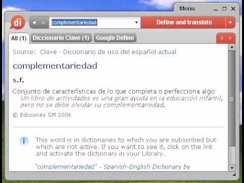 Definición de complementariedad - YouTube