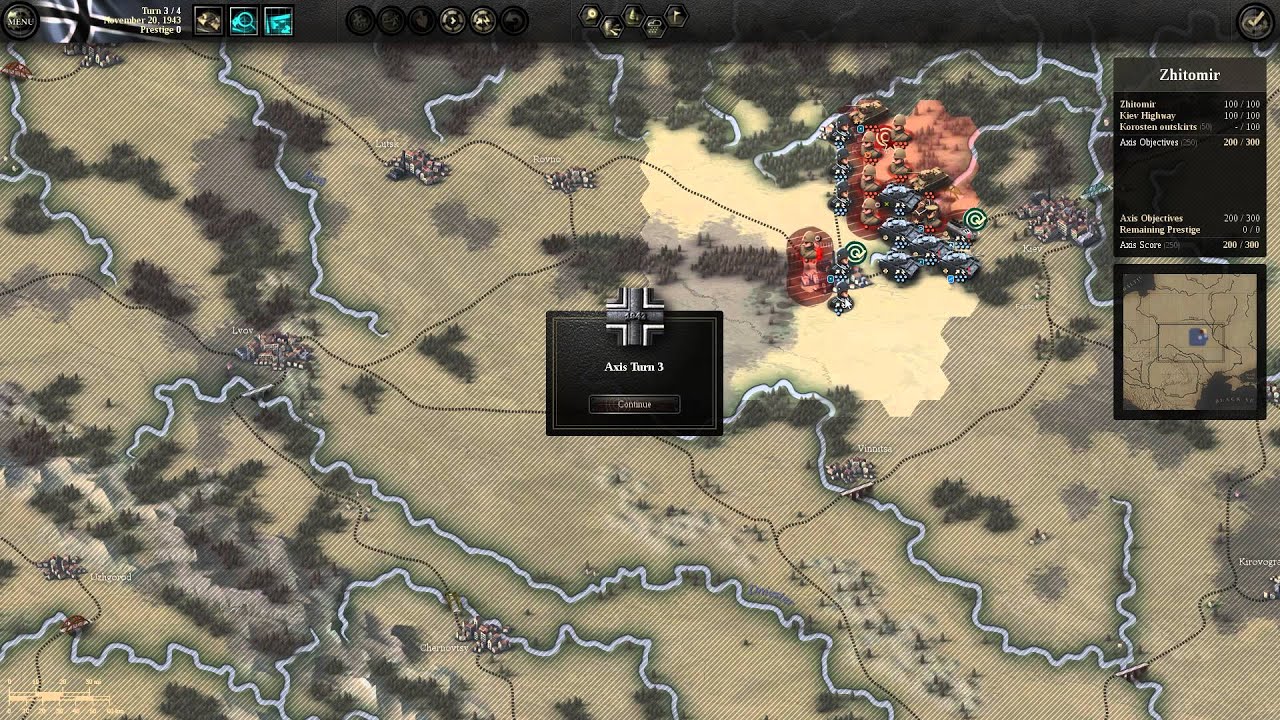 Unity of Command Red Turn (2013) - Campaign 09 "Zhitomir" by Gaming ...