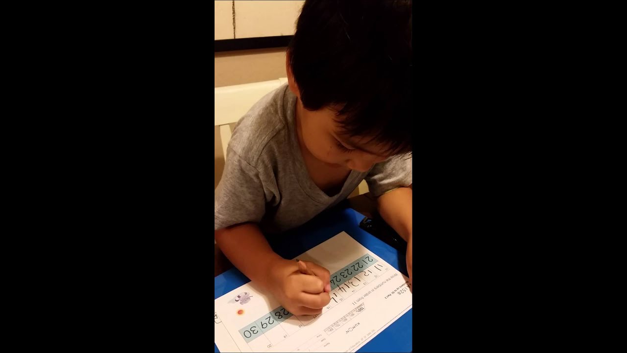 Maxx - Kumon Math Level 4A, p152a - YouTube