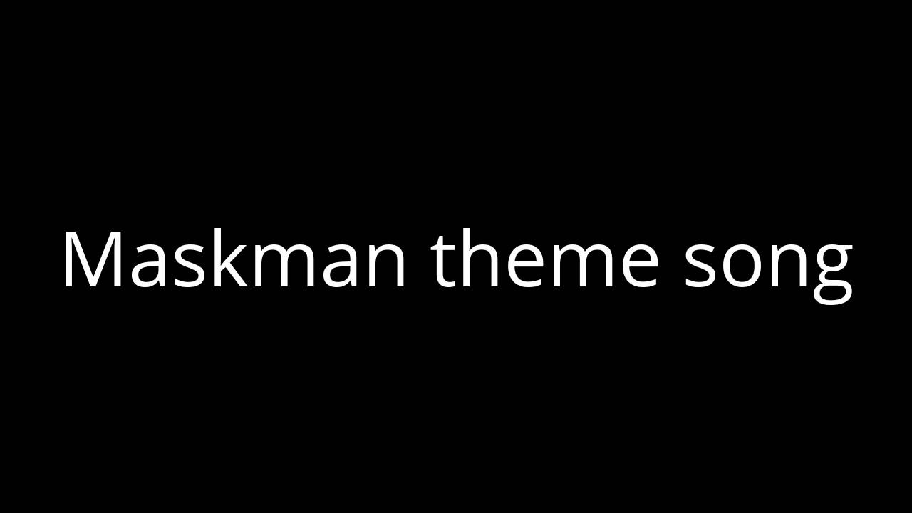 Maskman theme song - YouTube