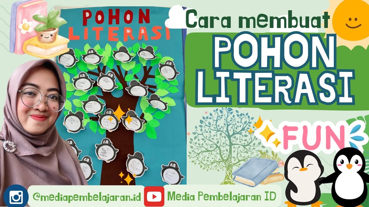 Cara Membuat Pohon Literasi & Pembelajarannya di kelas - YouTube