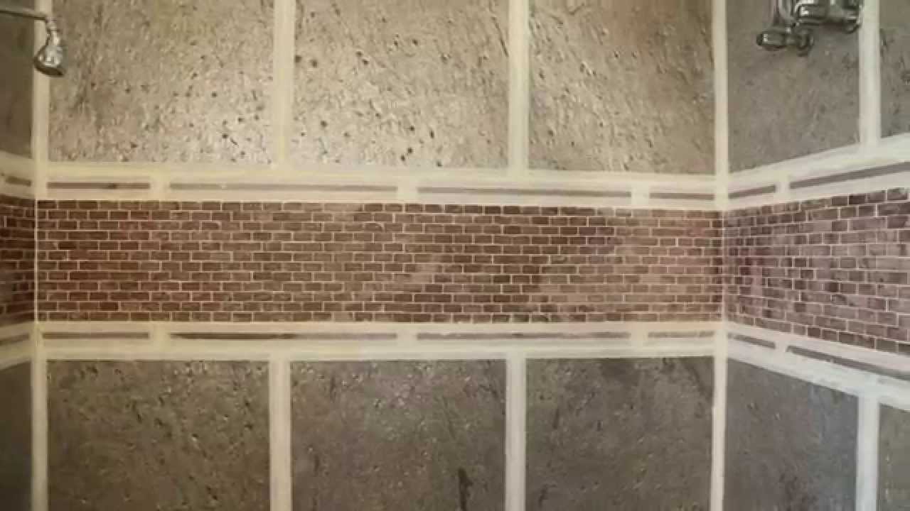 s tilestone shower area - YouTube