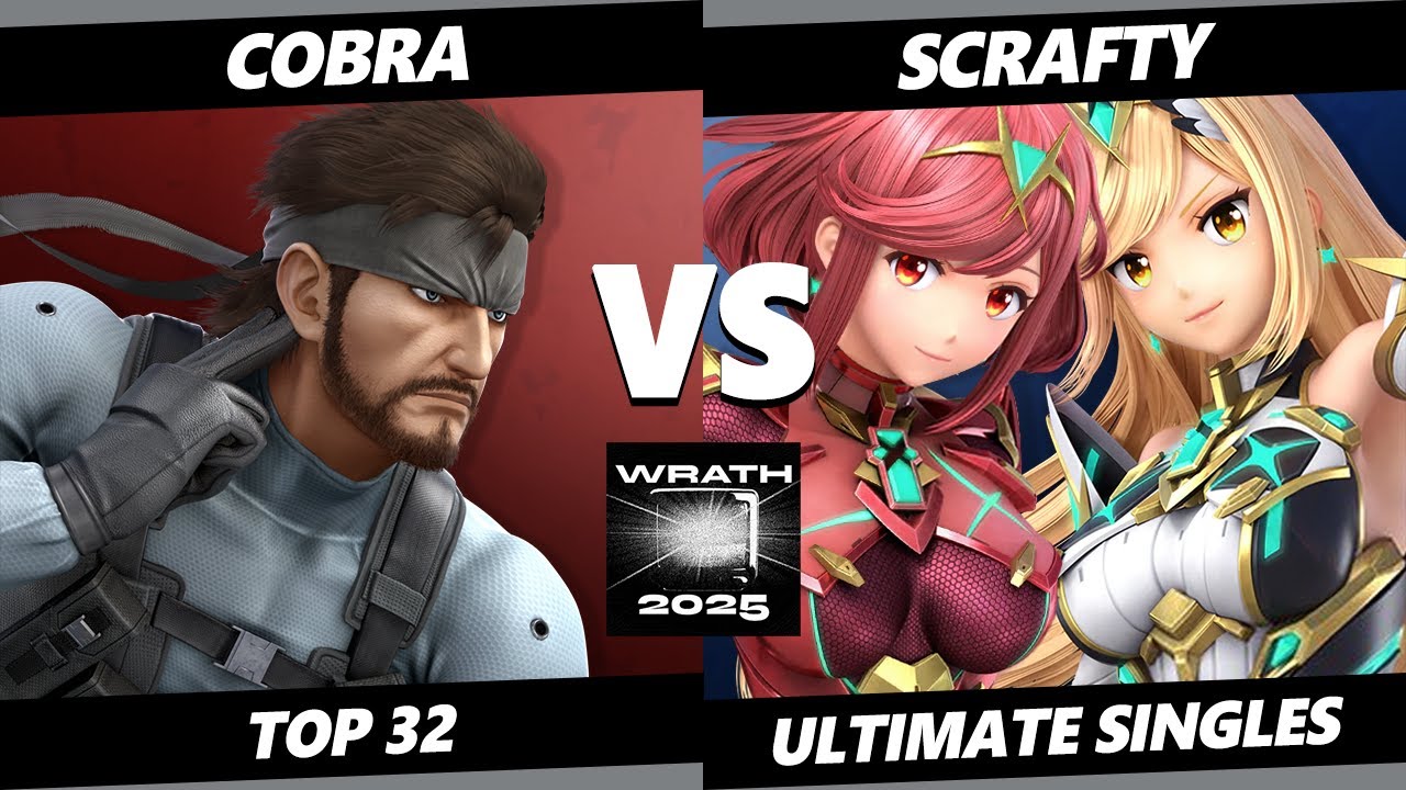 Wrath 2025 - Cobra (Snake) Vs. Scrafty (Pyra Mythra) Smash Ultimate ...