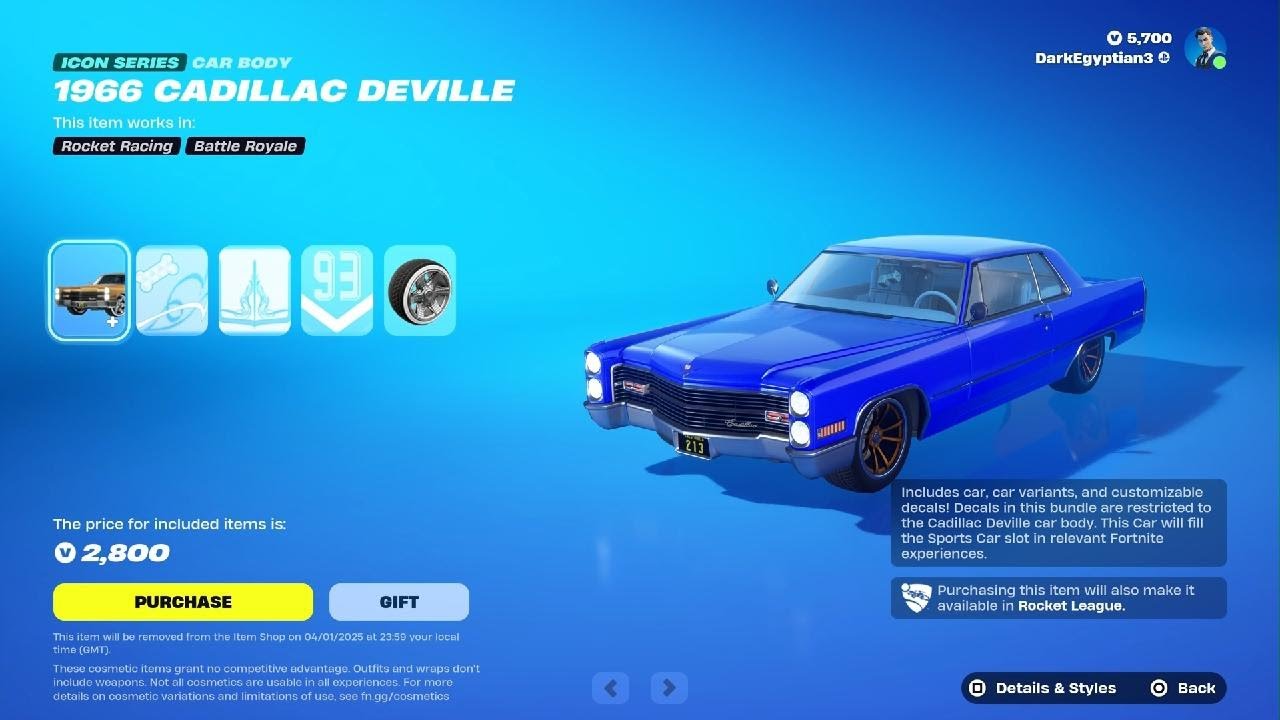 Fortnite | *NEW* Snoop Dogg | 1966 Cadillac Deville Bundle Review ...