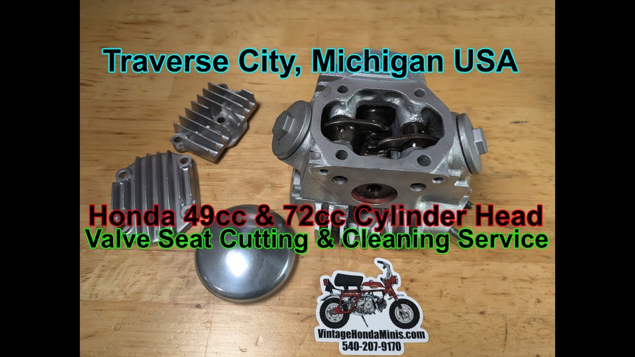 Honda Z50 CT70 - Mail In/Out - Cylinder Head 3 Angle Valve Seat Cut ...