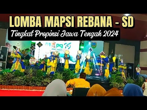 LOMBA MAPSI REBANA SD - TINGKAT PROPINSI JAWA TENGAH 2024 - YouTube