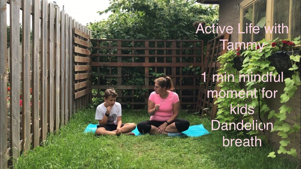 Mindful Moments for Kids “Dandelion Breath" - YouTube