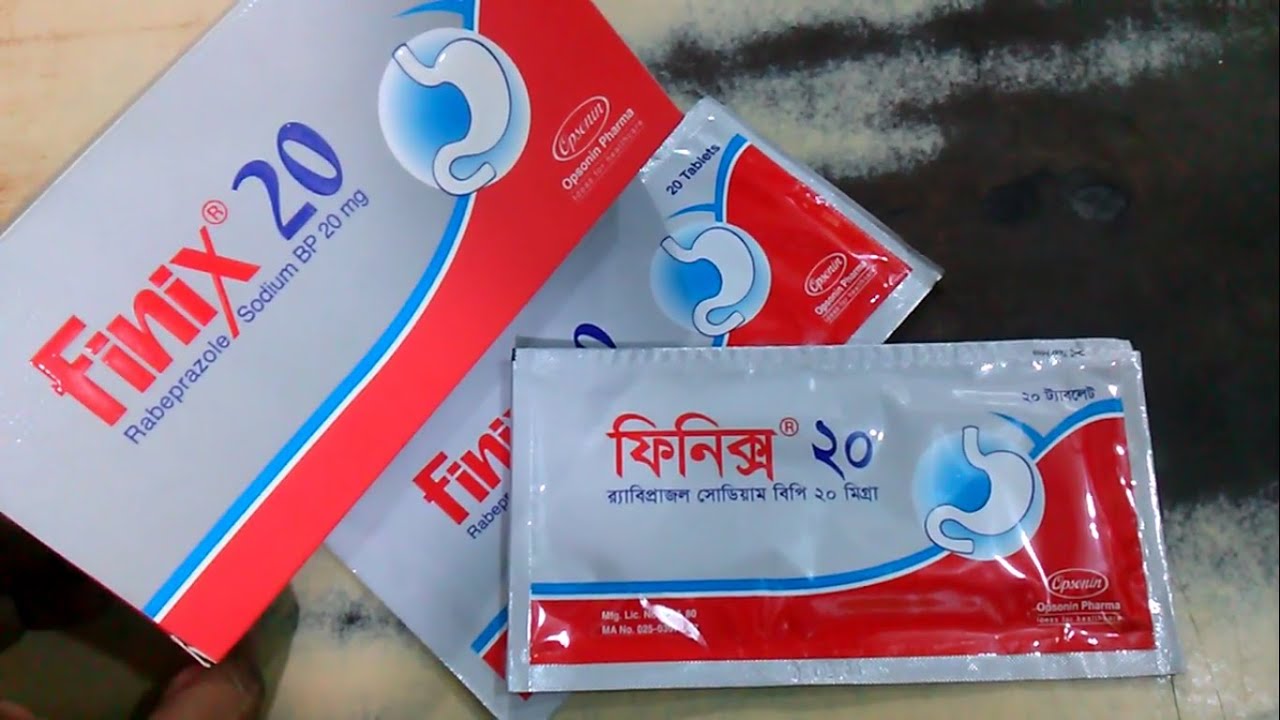 গ্যাস্ট্রিকের ঔষধ খাওয়ার নিয়ম || Finix | Tablet | 20 mg | Opsonin ...