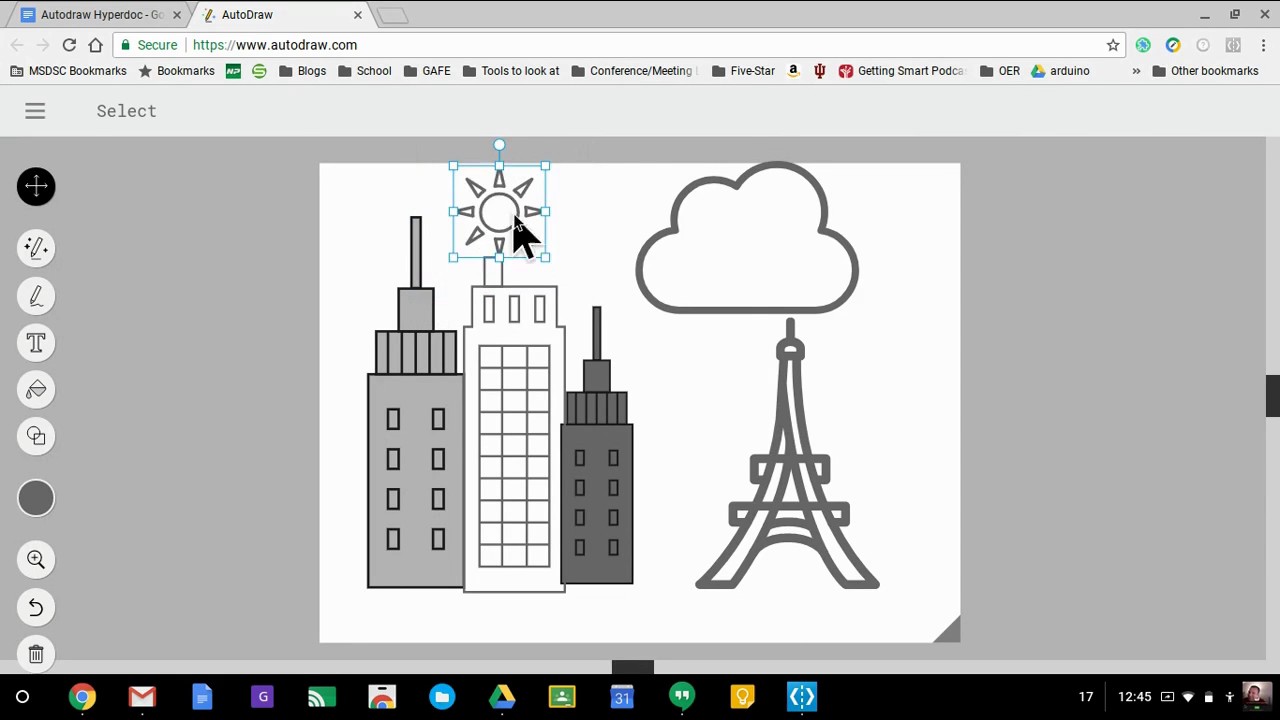 Autodraw and Hyperdocs - YouTube