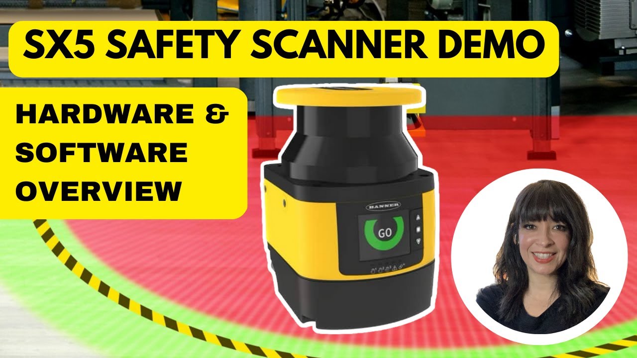 Banner Engineering SX5 Safety Scanner Demo & Software Overview - YouTube
