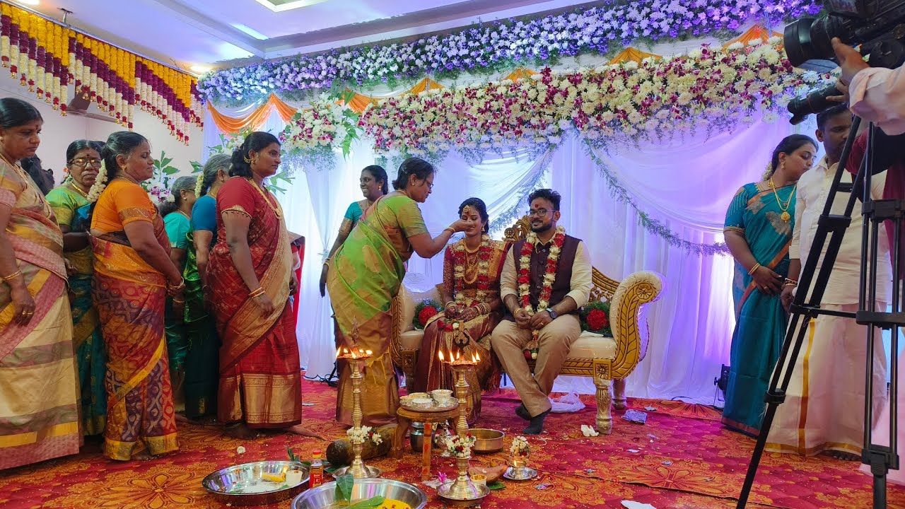 Traditional nichayathartham tamil function/Nichayam ceremony in tamil ...