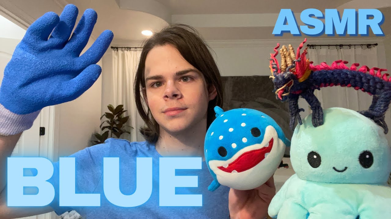ASMR Only Blue Triggers - YouTube