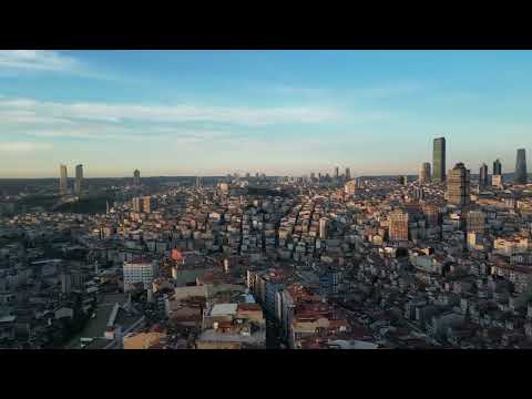 İstanbul Kağıthane Hürriyet Mahallesi Drone