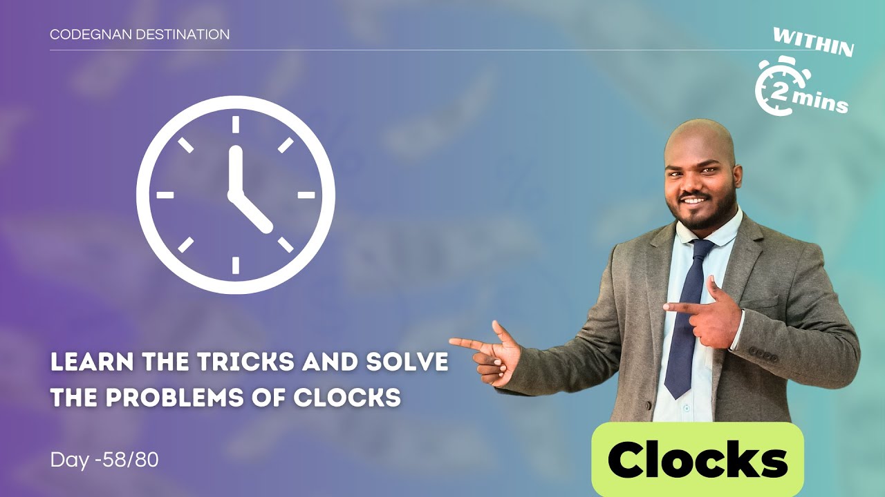 Clocks | Reasoning Topic | CSR Session Day 58 - YouTube