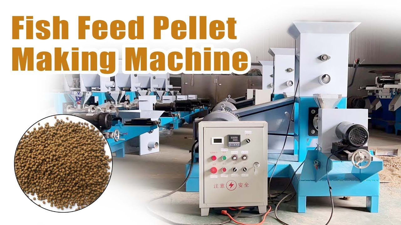 Fish Feed Pellet Making Machine for Efficient Floating Fish Feed Pellet ...