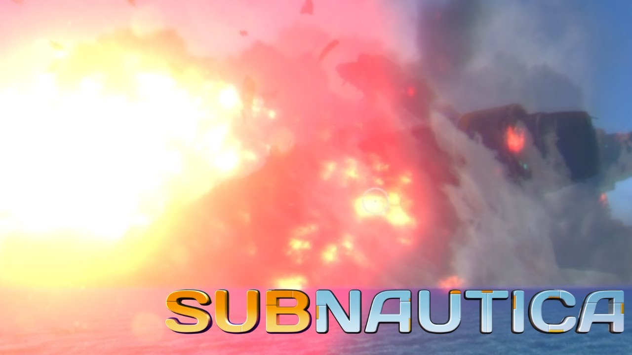 A powerful explosion of Aurora in the game Subnautica #3 (No Talking ...