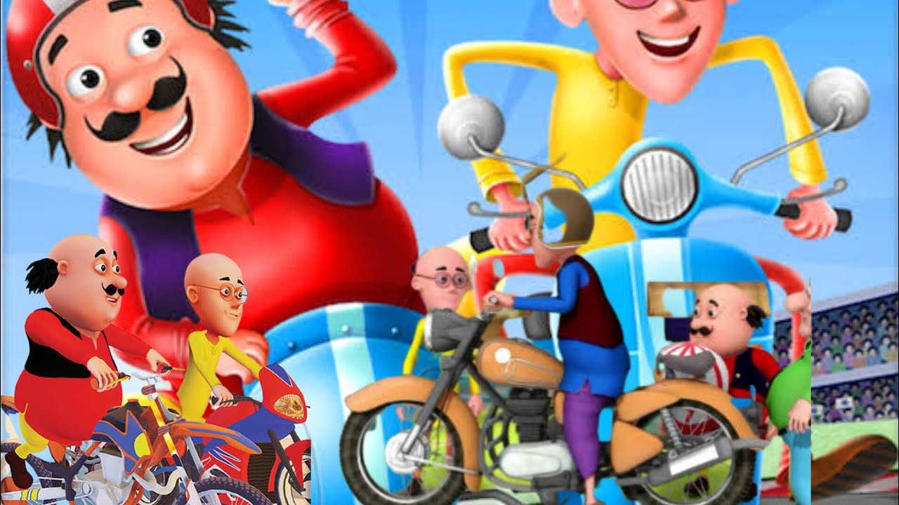 Motu patlu today new episode Bike Racing | Motu patlu ki jodi cartoon ...