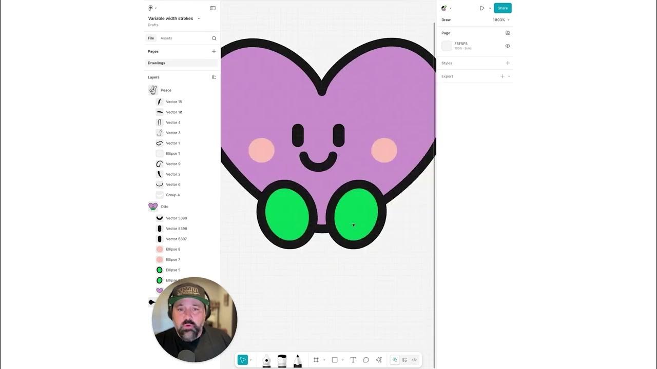 New to variable width stroke | Figma - YouTube