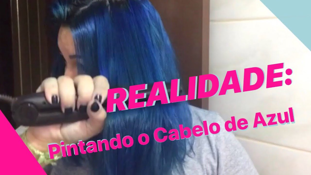 Vlog: Realidade do Cabelo Azul - Tonalizante Salon Line | EitaKath ...