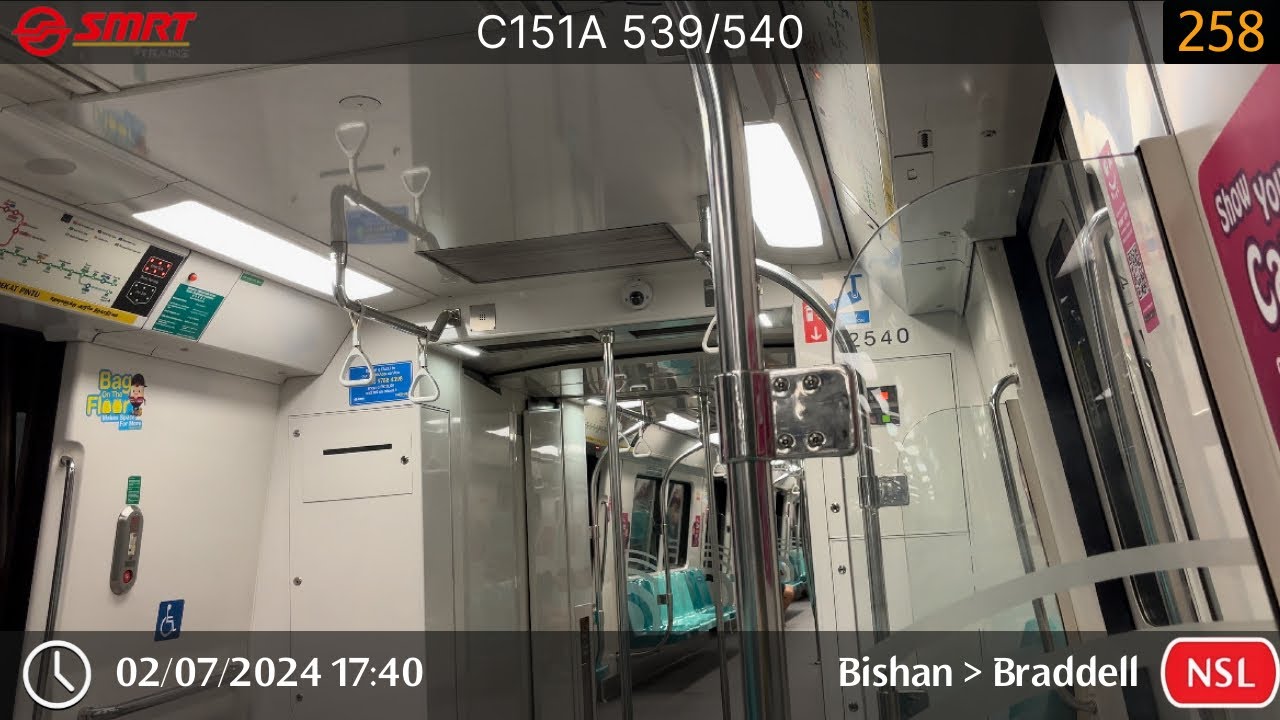 [Slight Robotic] SMRT C151A 539/540 [Bishan → Braddell] - YouTube