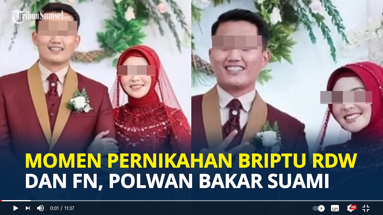 MOMEN Pernikahan Briptu RDW dan FN Jadi Sorotan, Polwan Bakar Suami ...