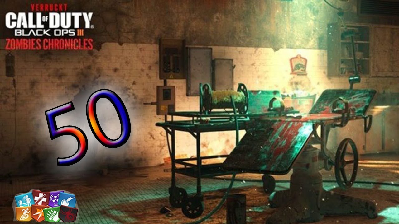 BO3 Zombies | Verrukt Round 50 Complete - YouTube