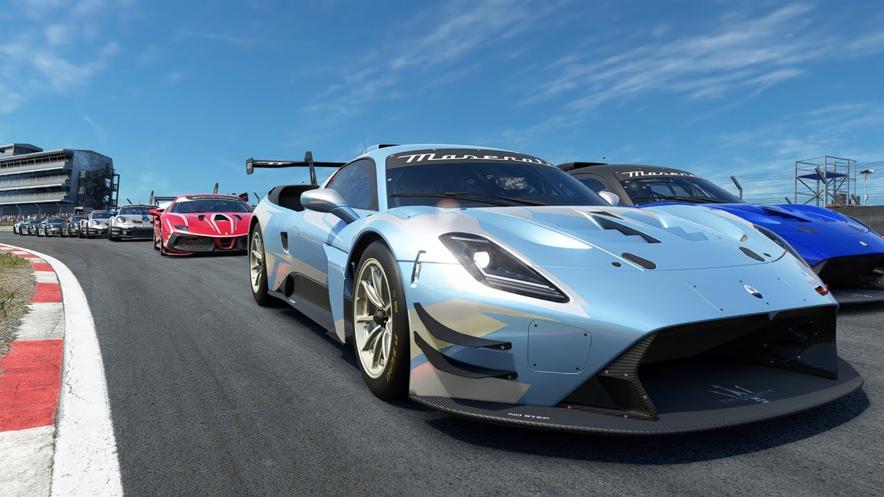 Assetto Corsa Evo at Brands Hatch GP in the Maserati mixed class race ...