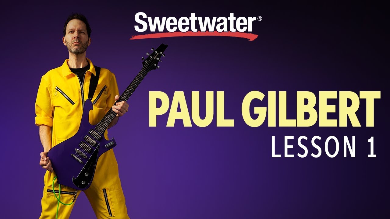 Paul Gilbert Guitar Lesson 1: Skipping Over the "Trouble Making" Sixth ...